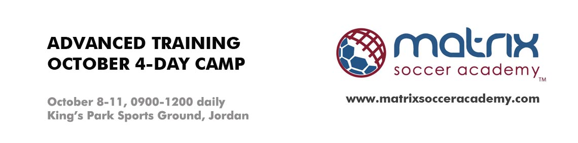 Matrix Advanced Soccer Camp - 8-11 October 2019 - AP Soccer Hong Kong
